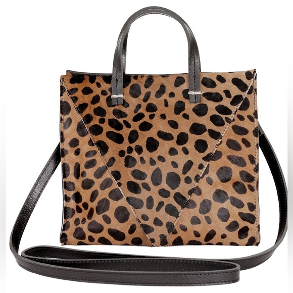 Clare V | Bags | Clare V Leopard Petit Simple Tote Crossbody Bag | Poshmark